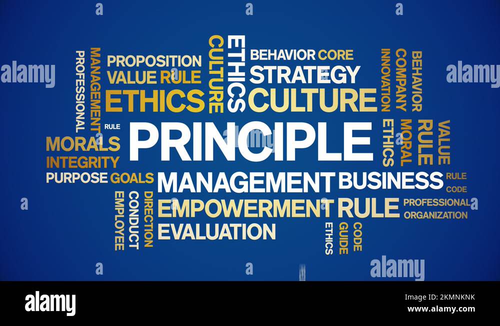 Principle animated word cloud,design animation kinetic typography ...
