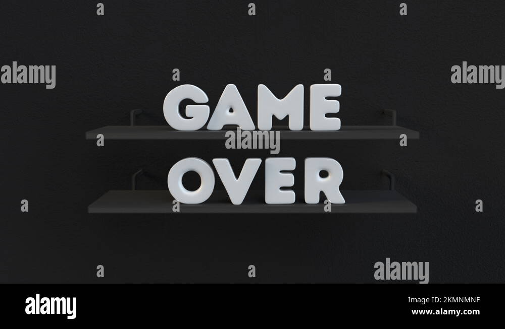 Animation game over text white Stock Videos & Footage - HD and 4K Video ...