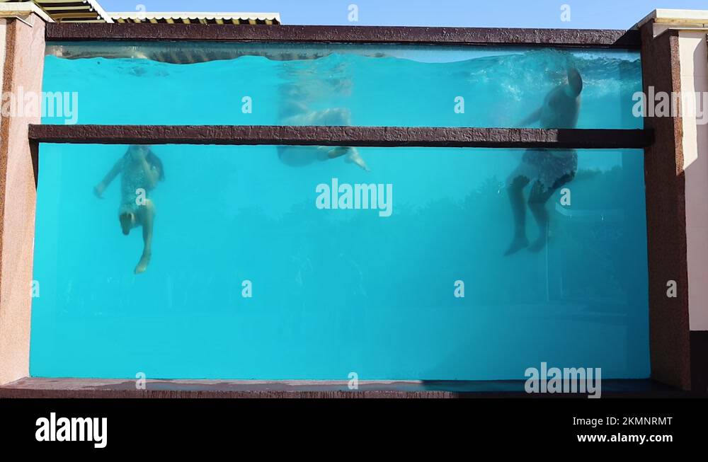 Kids swimming underwater in pool Stock Videos & Footage - HD and 4K ...