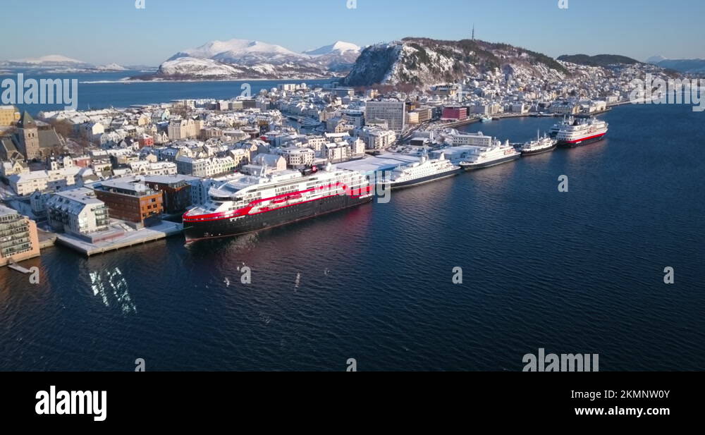 Alesund, Norway's most beautiful town is shown in this breathtaking ...
