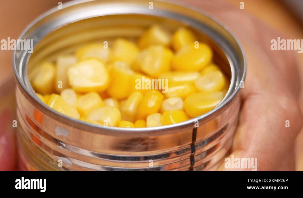 Maize in tin can Stock Videos & Footage - HD and 4K Video Clips - Alamy