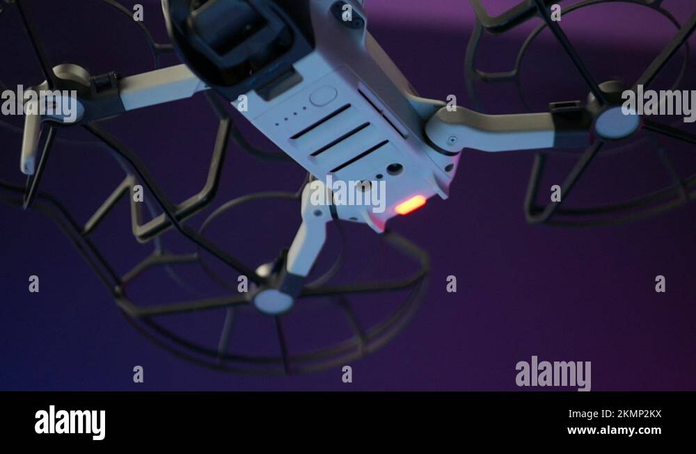 The smallest drone. unmanned aerial vehicle with blade protection and ...