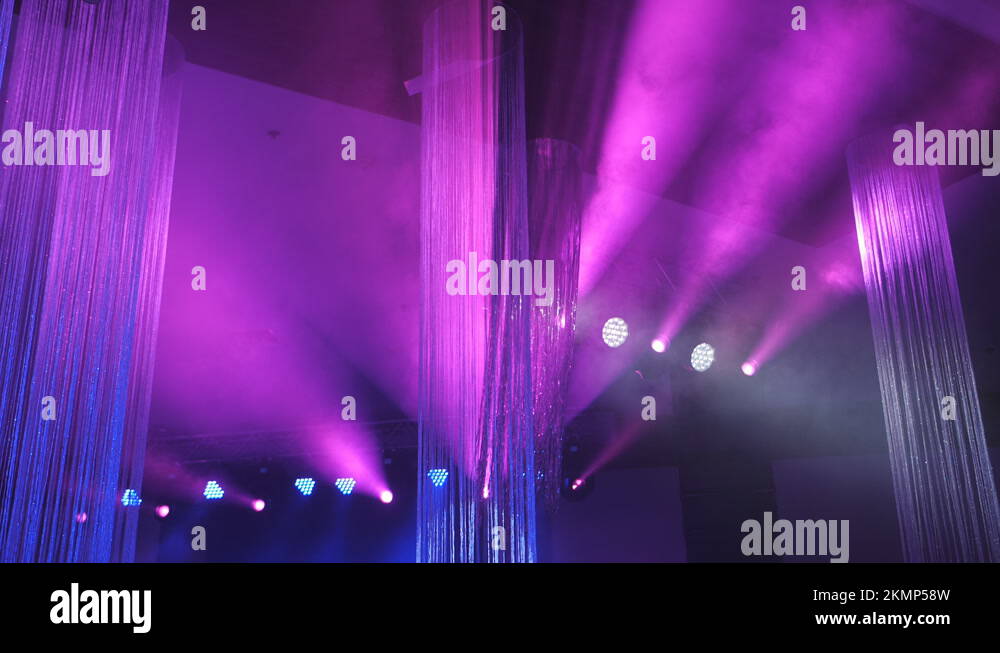 Lighting devices in the concert hall. Lighting of events with ...