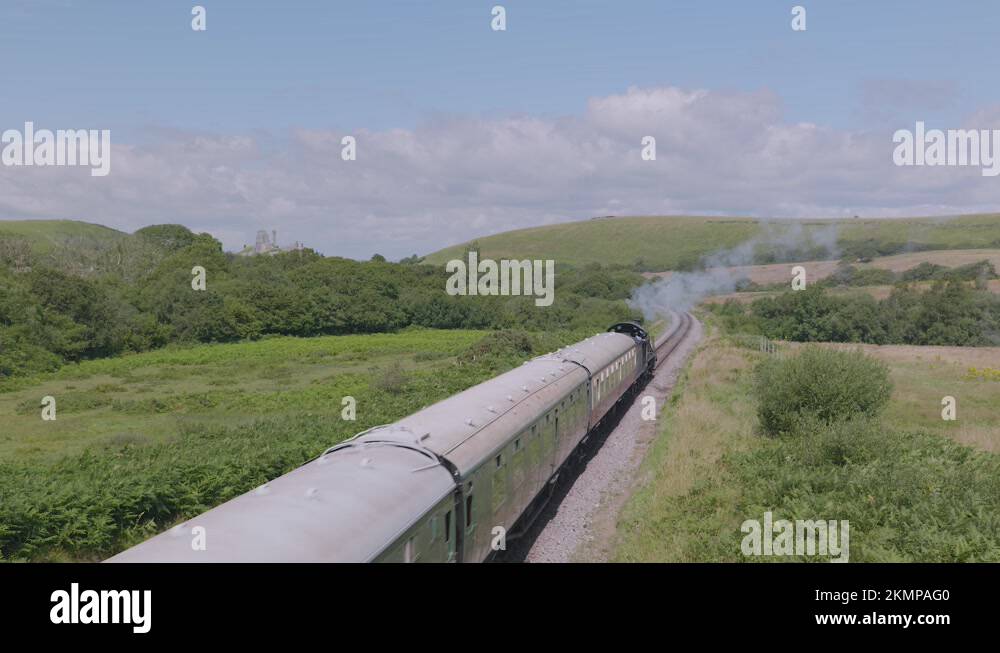 Train station of swanage railway at corfe castle Stock Videos & Footage ...