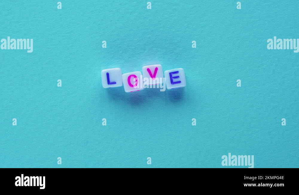 love word romantic message animation gif message Stock Video Footage ...