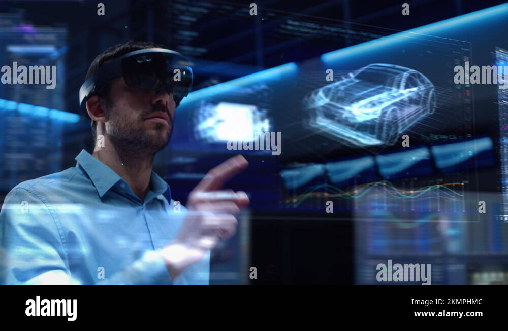 Male using augmented reality software Stock Videos & Footage - HD and ...