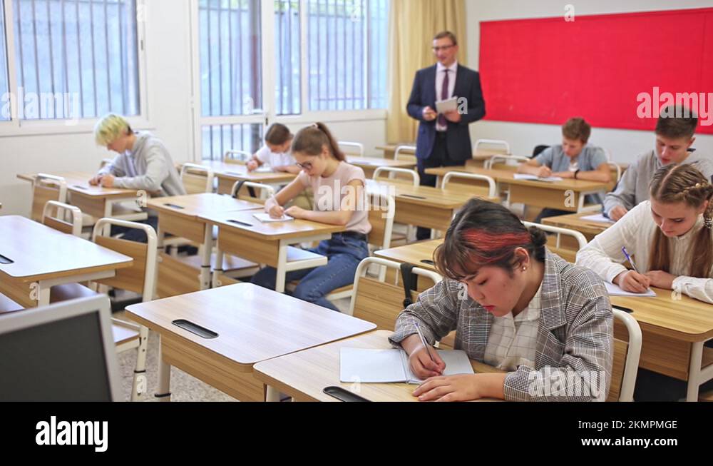 Studying in classroom with teacher Stock Videos & Footage - HD and 4K ...