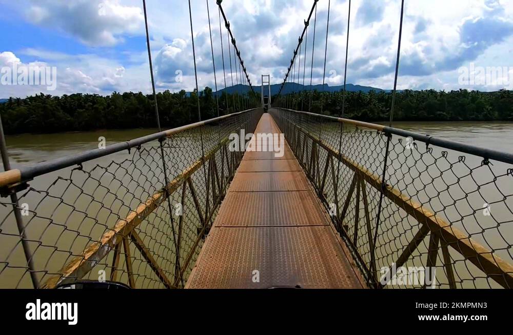 Iron suspension bridge footbridge Stock Videos & Footage - HD and 4K ...