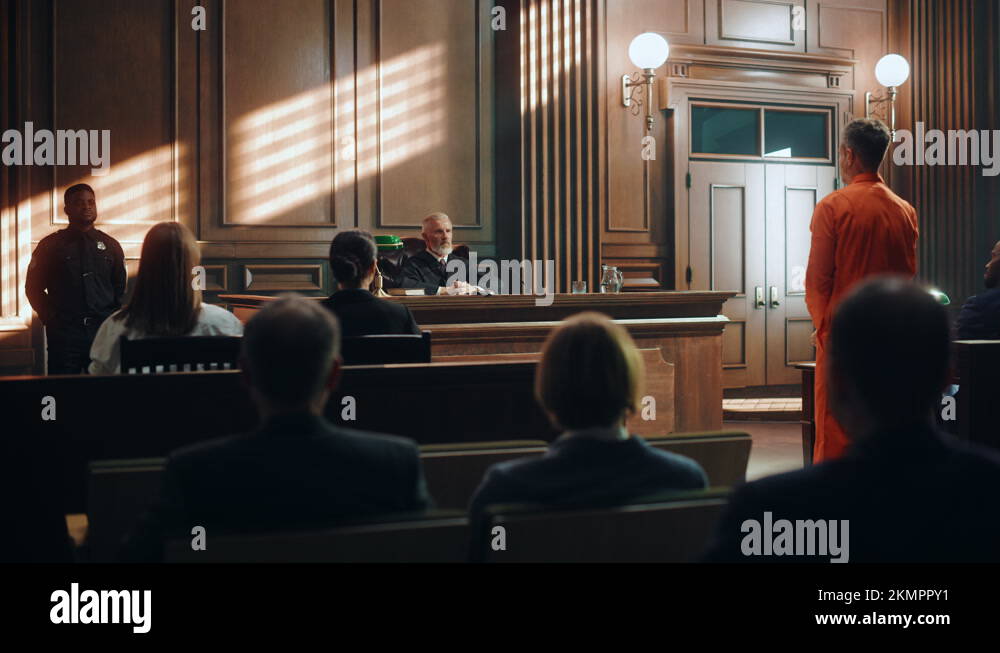 Courtroom Judge Sentencing Criminal Stock Video Footage - Alamy