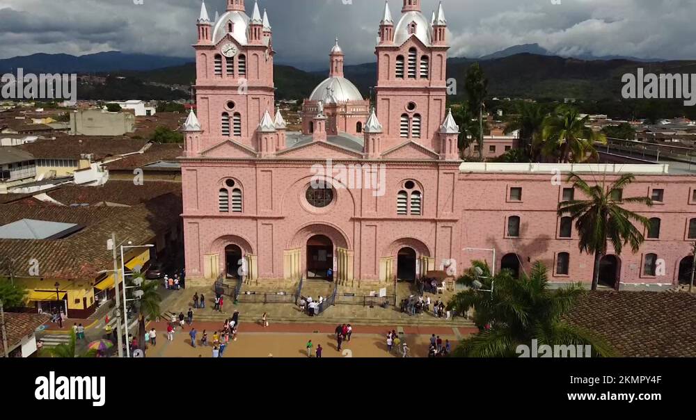 basilica the lord of miracles in buga. colonial construction. one of ...