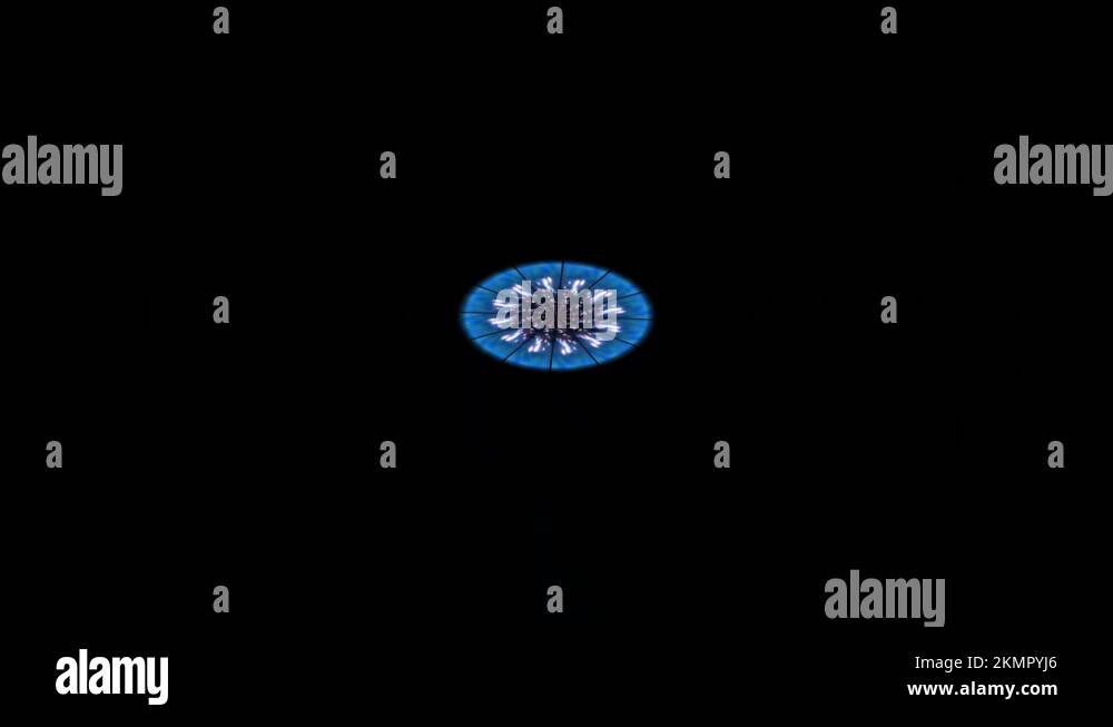 Round Circle Blue Colour Shape Pulsating In And Out Animation. After ...