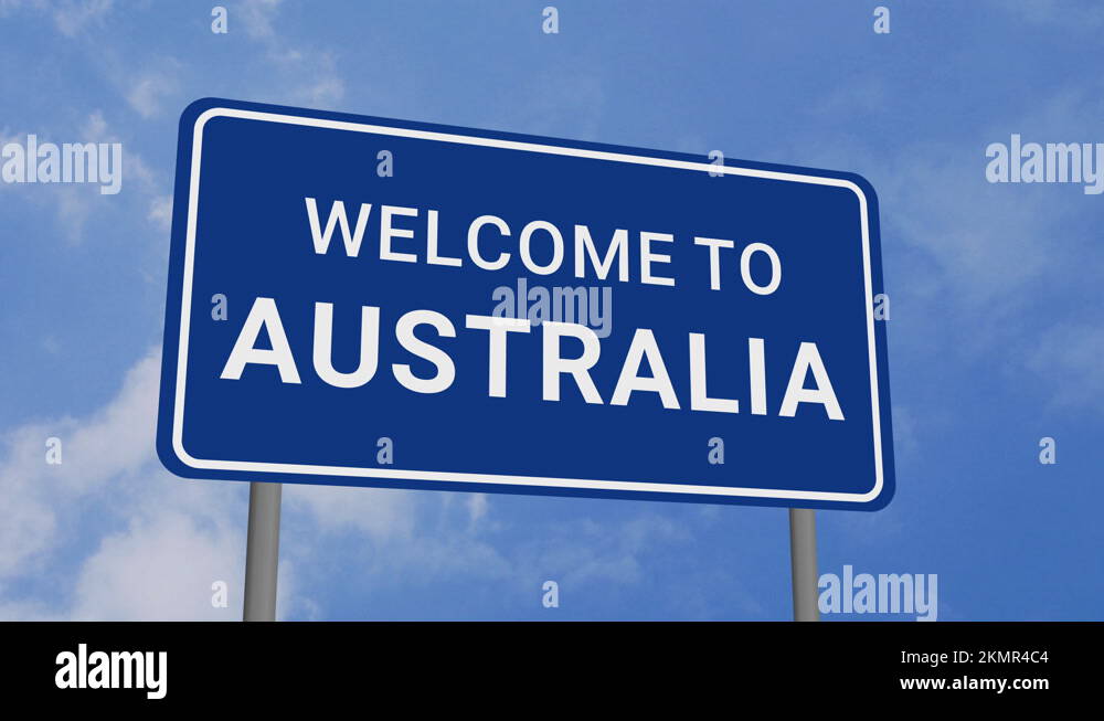 Australian road sign welcome Stock Videos & Footage - HD and 4K Video ...