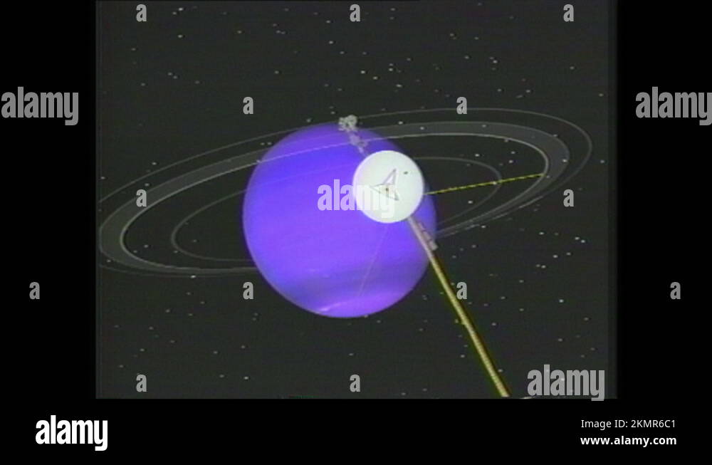 1990s: Space probe passing Neptune. Titan Centaur rocket launching ...