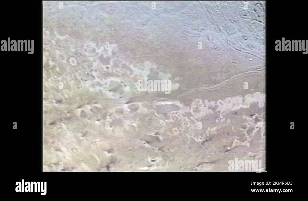 1990s: Surface of moon Triton. Active eruptions on surface of Triton ...