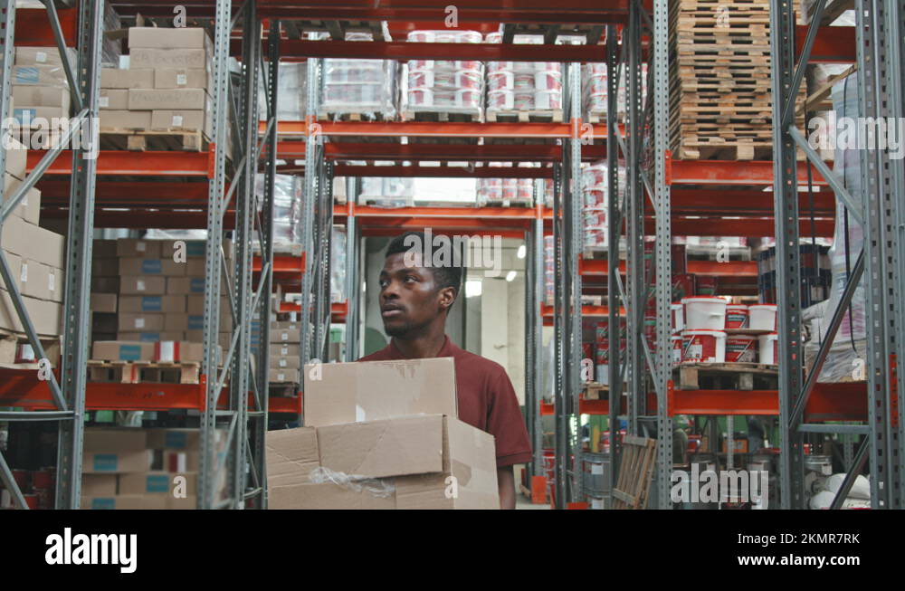 Warehouse worker black Stock Videos & Footage - HD and 4K Video Clips ...