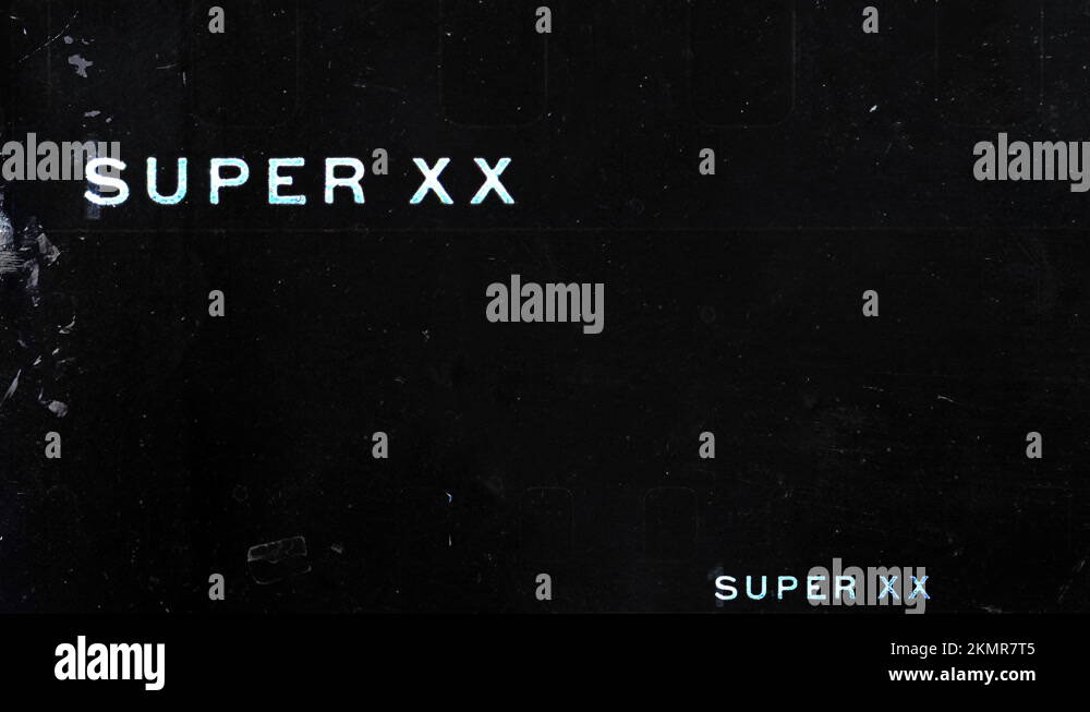 Authentic Super 8 Film Frame with film grain Stock Video Footage - Alamy