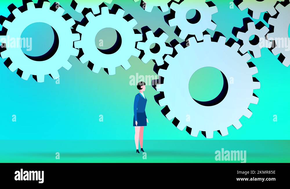 Man turning cogs Stock Videos & Footage - HD and 4K Video Clips - Alamy