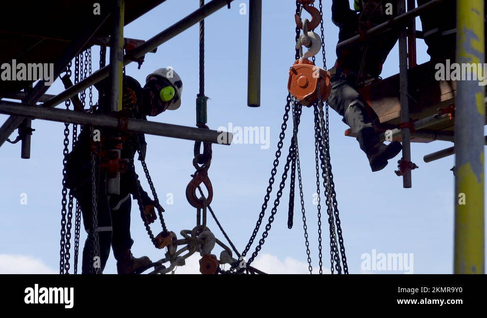 Working at Height Stock Video Footage - Alamy