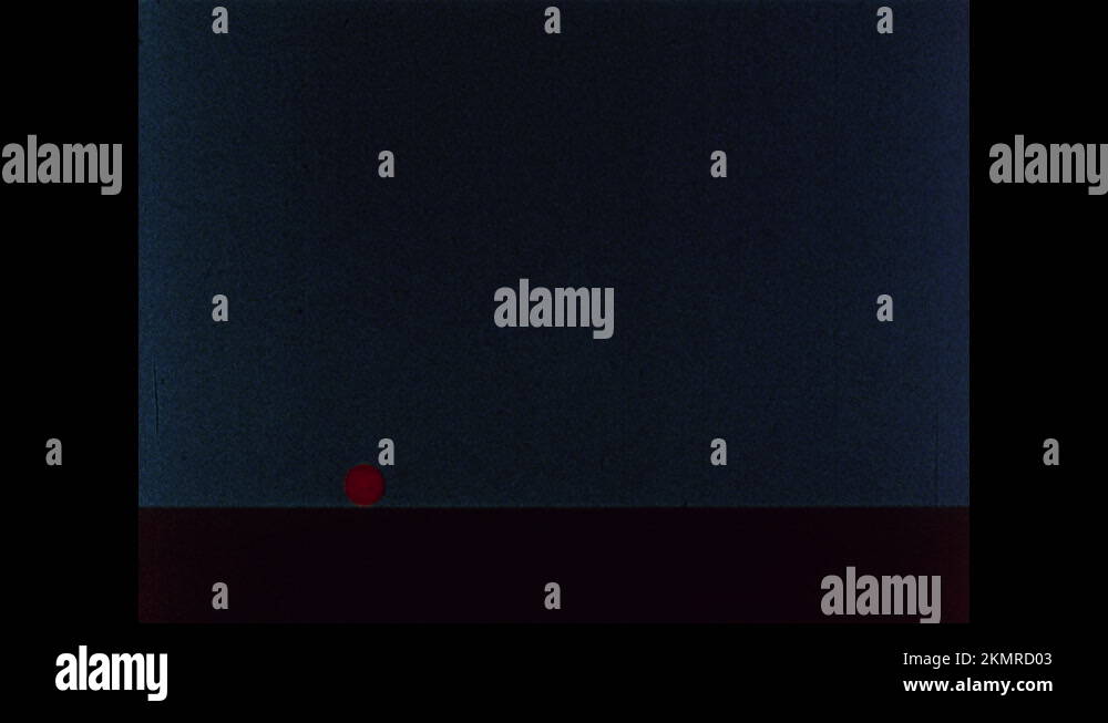 1960s: Animation of red circle on chart. Protrusion from red circle ...