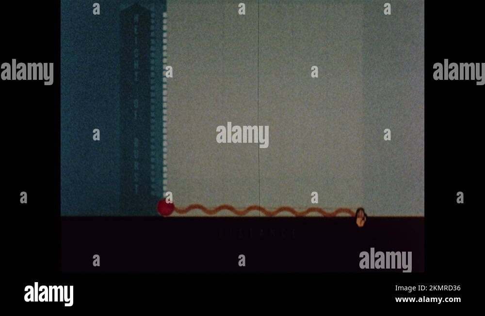 1960s: Chart. Needle attached to ball on chart. Needle points in ...