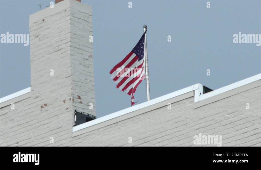 Flagpole on rooftop Stock Videos & Footage - HD and 4K Video Clips - Alamy