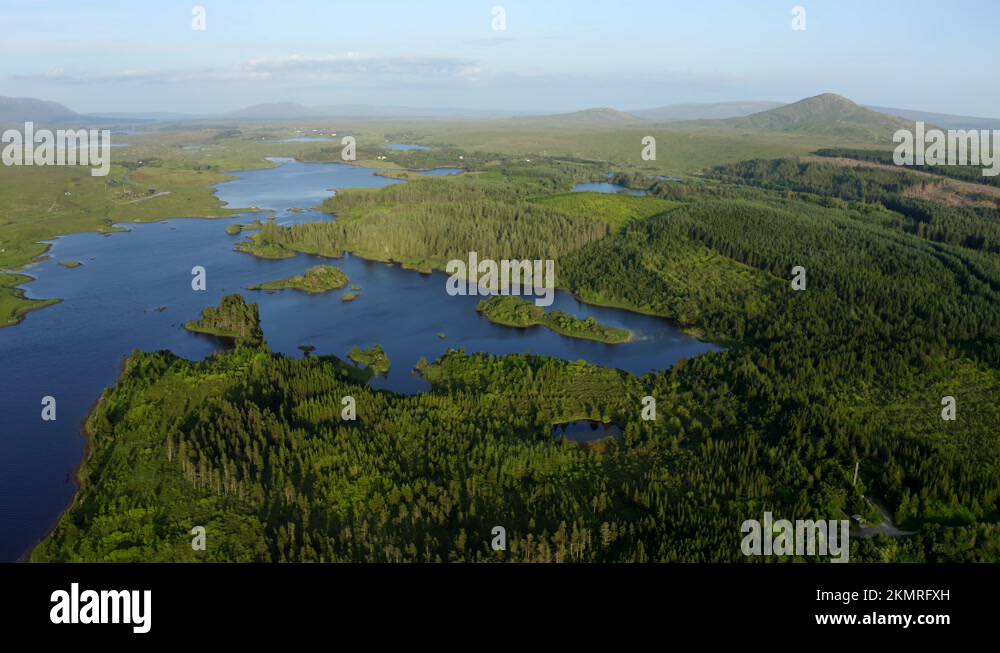 Ballynahinch Lake, Recess, Connemara, County Galway, Ireland, July 2021 ...