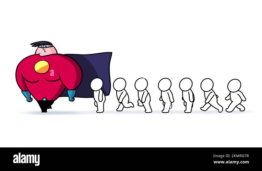 Cartoon office illustration stickman Stock Videos & Footage - HD and 4K ...