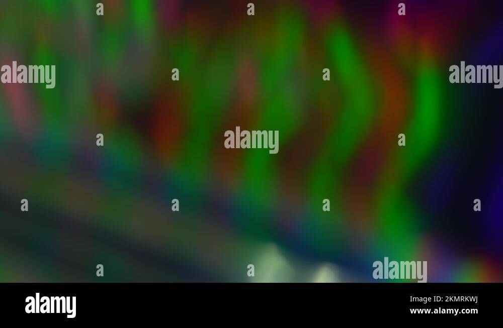 Rainbow light and rays. The aurora effect. Modern iridescent green ...