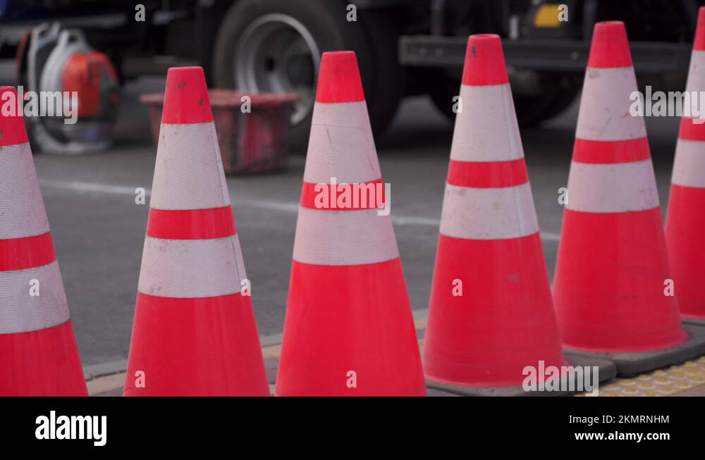 Construction site cones Stock Videos & Footage - HD and 4K Video Clips ...