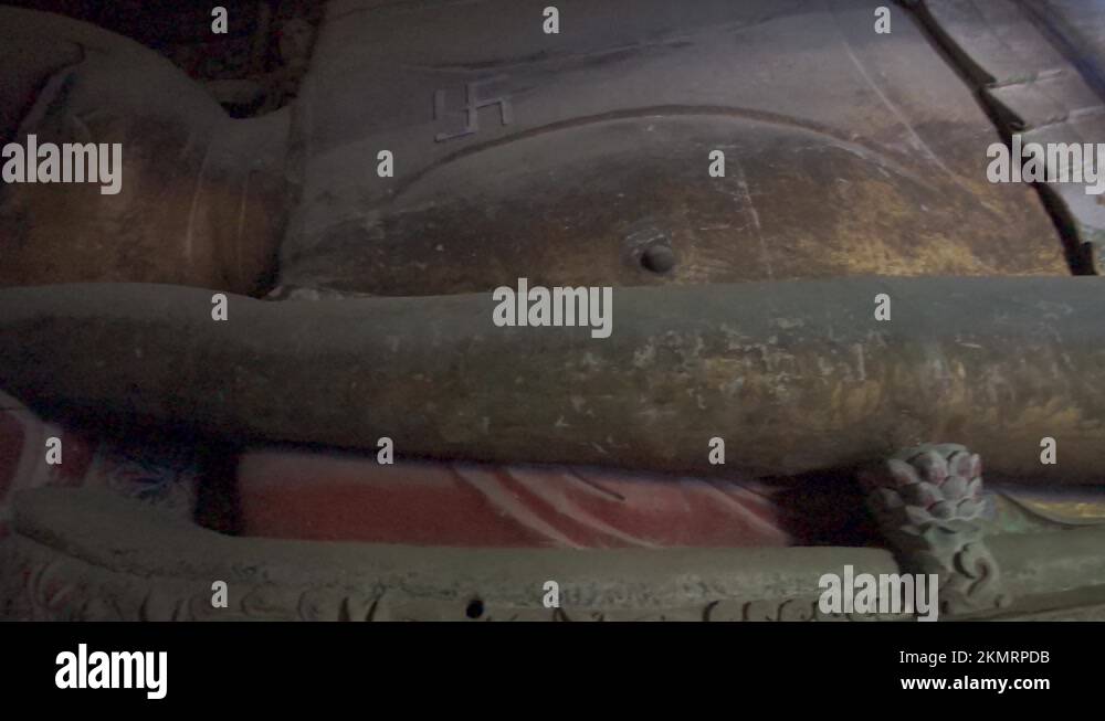 Pan left | The big Buddha in Dafo temple in Zhangye, China | Silk Road ...