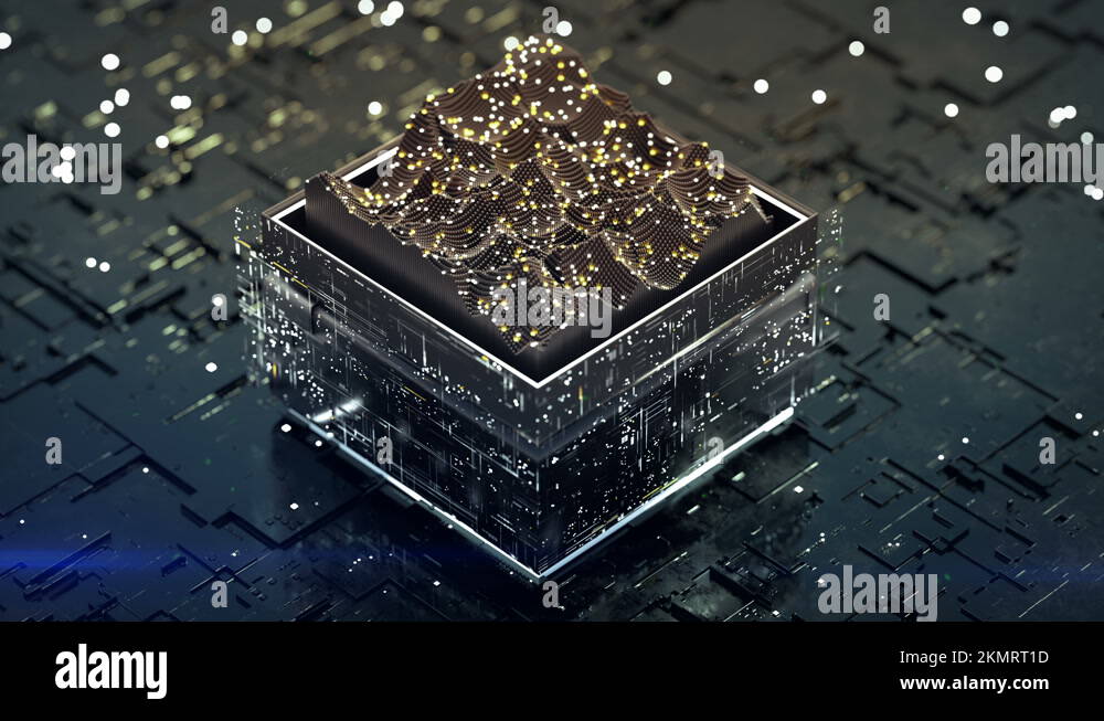 Data analysis process seamless loop 3D render animation Stock Video ...