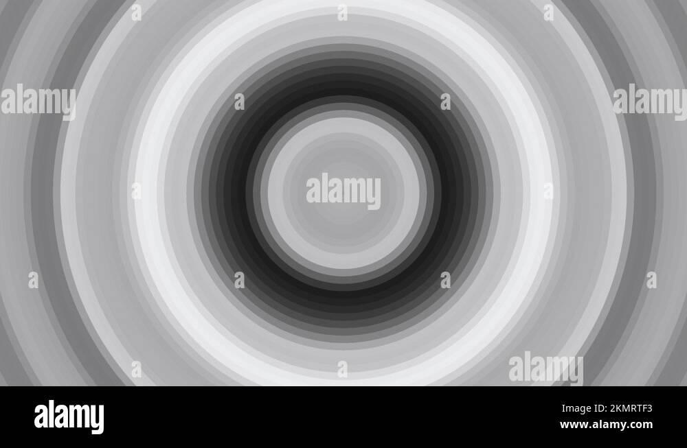 4K Abstract Radial Wave Displacement Map Black And White Loop Animation ...