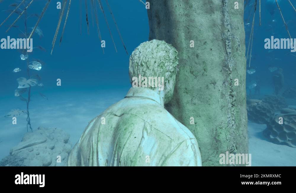 Museum of Underwater Sculpture Ayia Napa (MUSAN), Cyprus Stock Video ...