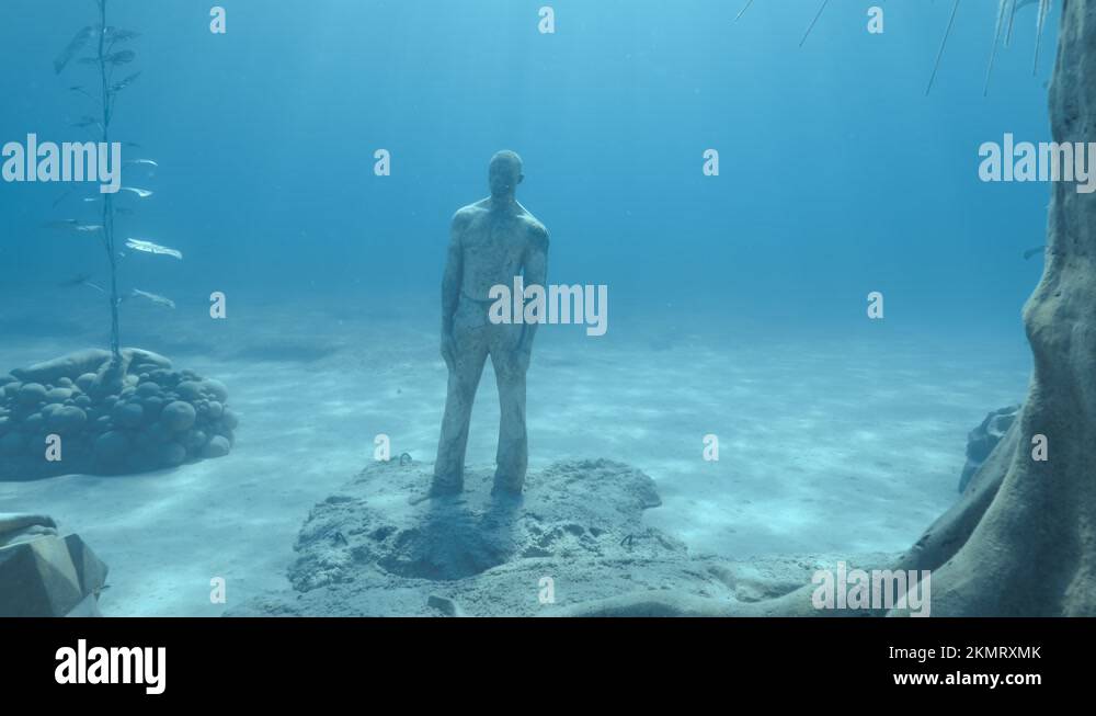 Museum of Underwater Sculpture Ayia Napa (MUSAN), Cyprus Stock Video ...