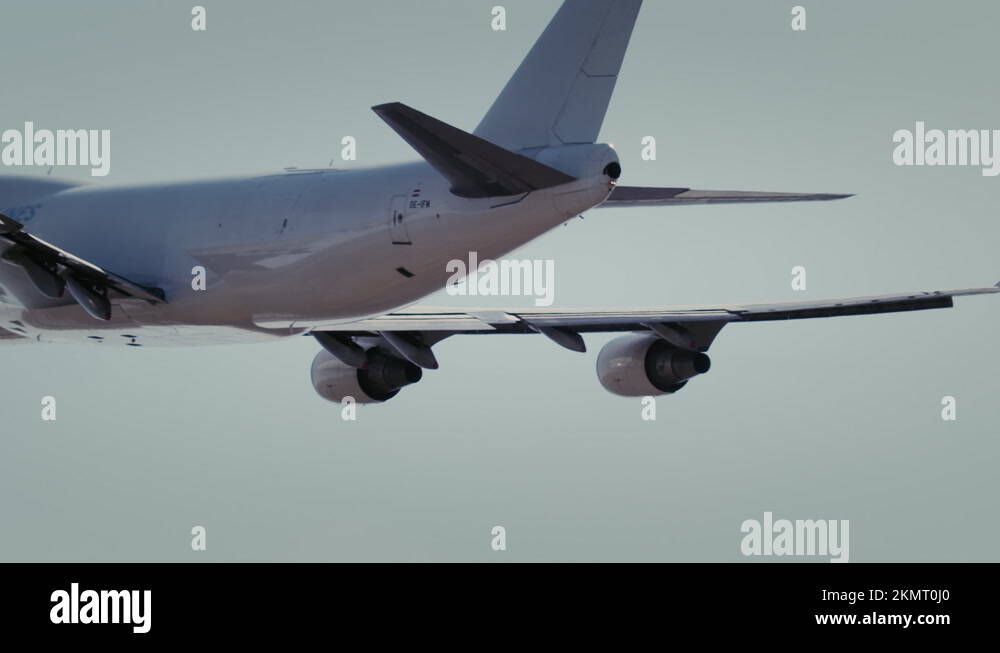 Cargo Boeing 747 of ASL airlines takeoff Stock Video Footage - Alamy
