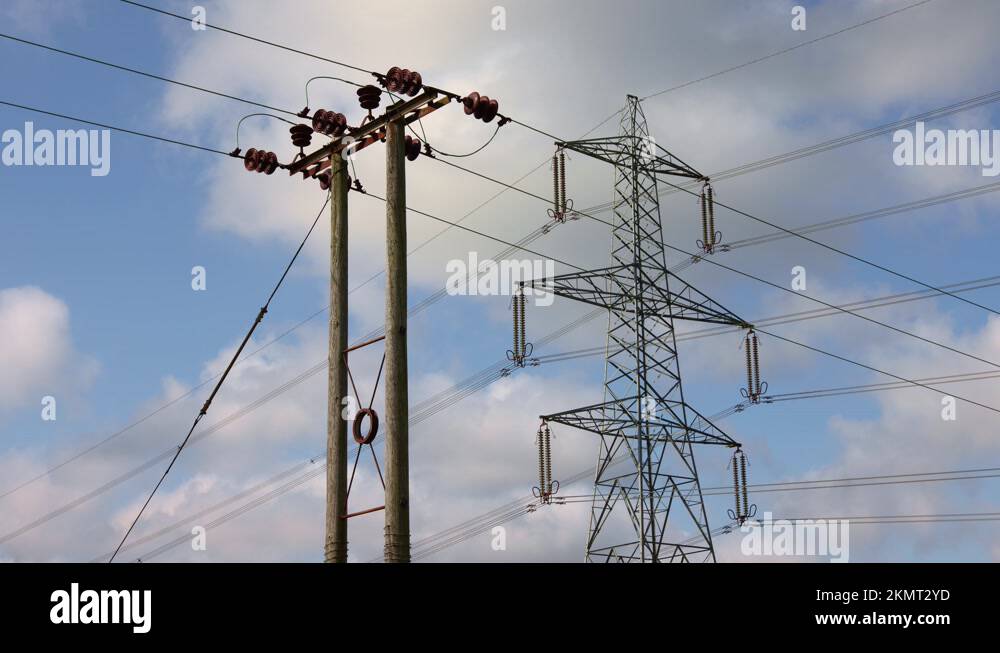 Pylons and overhead cables Stock Videos & Footage - HD and 4K Video ...