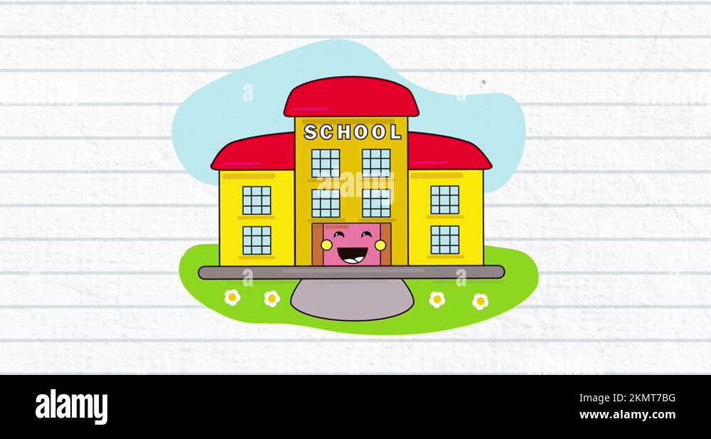 School building vector Stock Videos & Footage - HD and 4K Video Clips ...