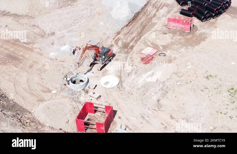 Concrete pipe ground view Stock Videos & Footage - HD and 4K Video ...