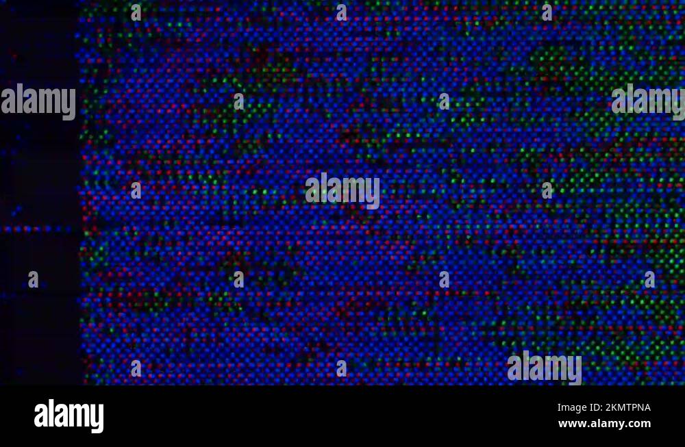 VHS defects, noise and artifacts Stock Video Footage - Alamy