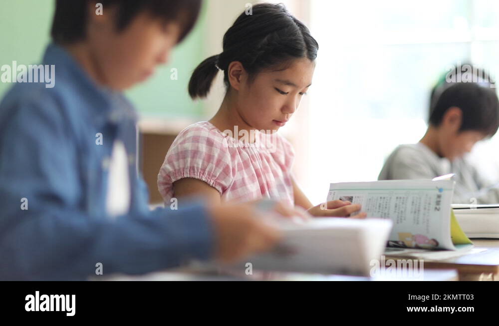 Kids studying in the classroom Stock Video Footage - Alamy