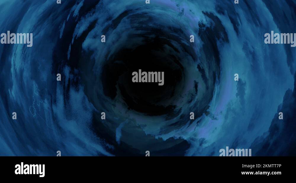Wormhole displayed via motion graphics Stock Video Footage - Alamy
