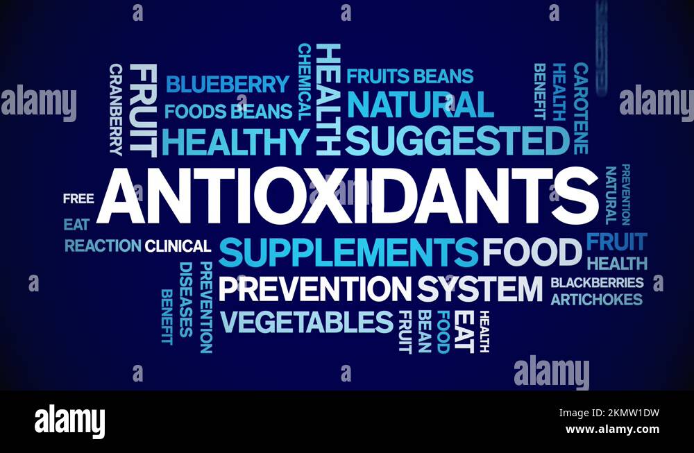 Antioxidants animated word cloud,animation kinetic typography seamless loop Stock Video Footage ...