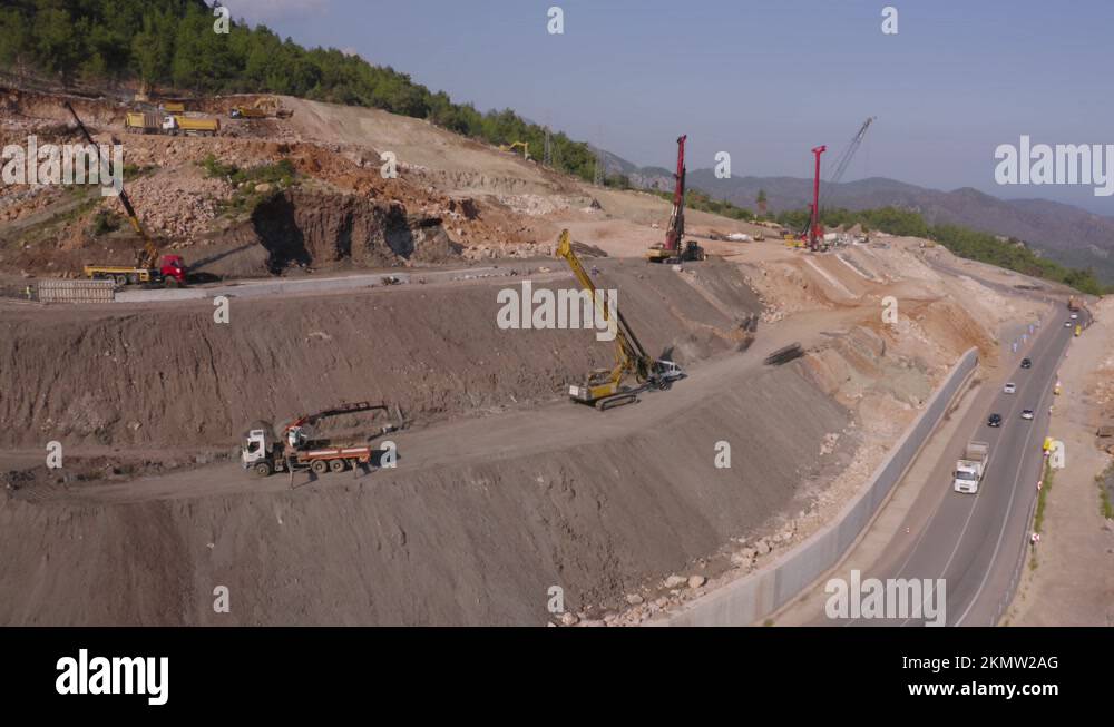 Road excavation mountain Stock Videos & Footage - HD and 4K Video Clips ...