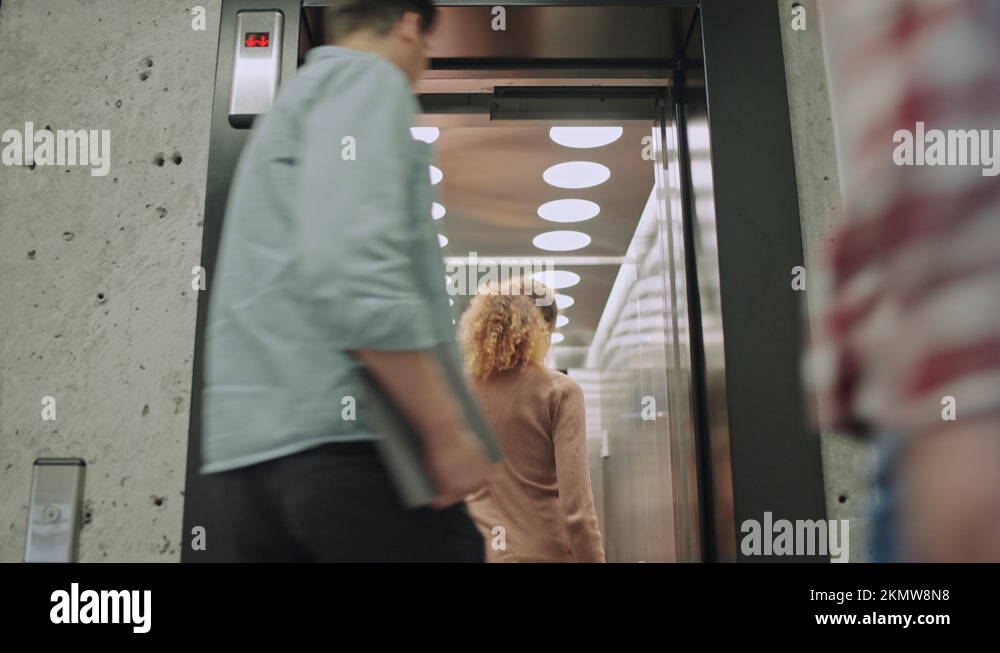 Elevator people inside office Stock Videos & Footage - HD and 4K Video ...