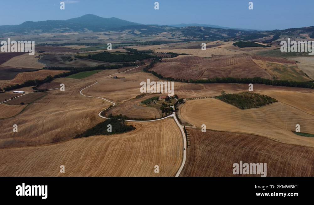 Aerial movie location of Gladiator starring Russell Crowe in Val d ...