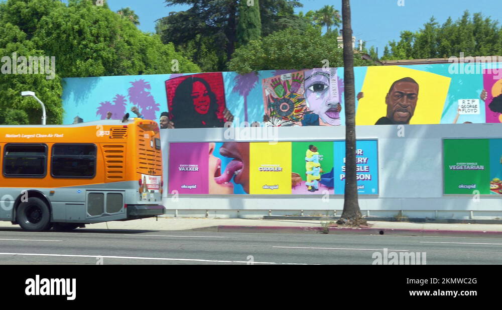 Giant mural billboards of African-Americans, BLM and George Floyd in ... Giant mural billboards of African-Americans, BLM and George Floyd in ...