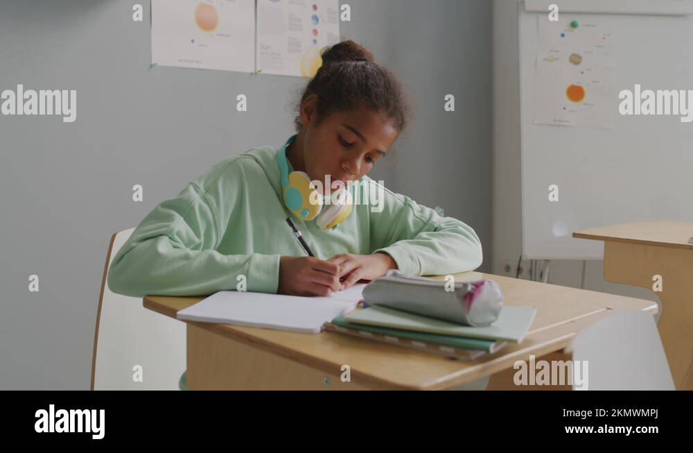 11 year old student writing Stock Videos & Footage - HD and 4K Video ...