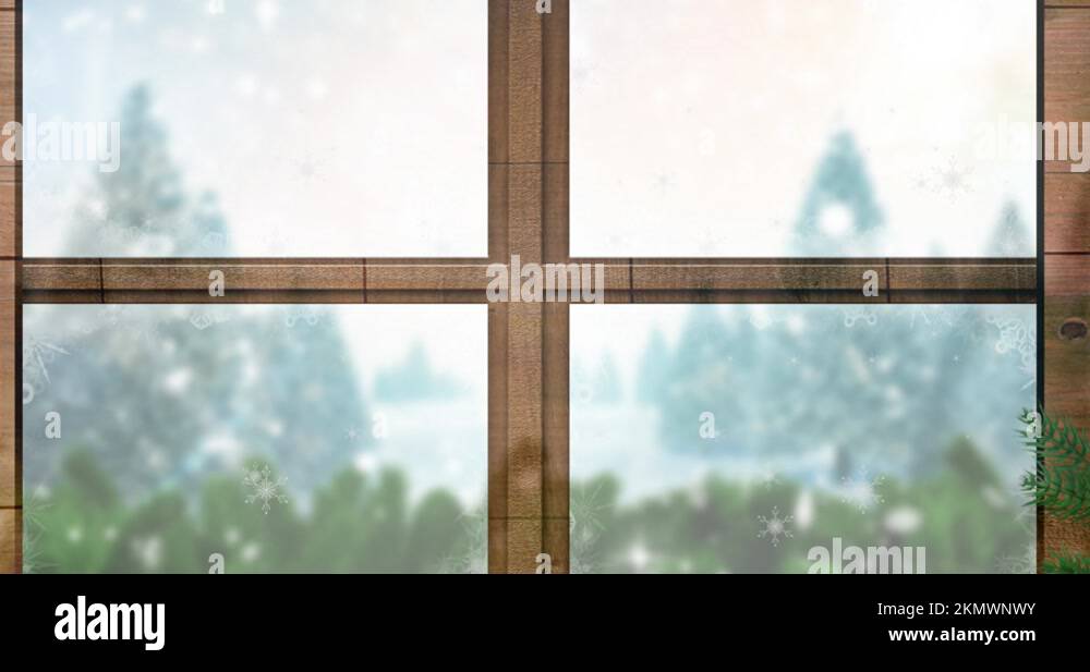 Winter landscape through window in Stock Videos & Footage - HD and 4K ...