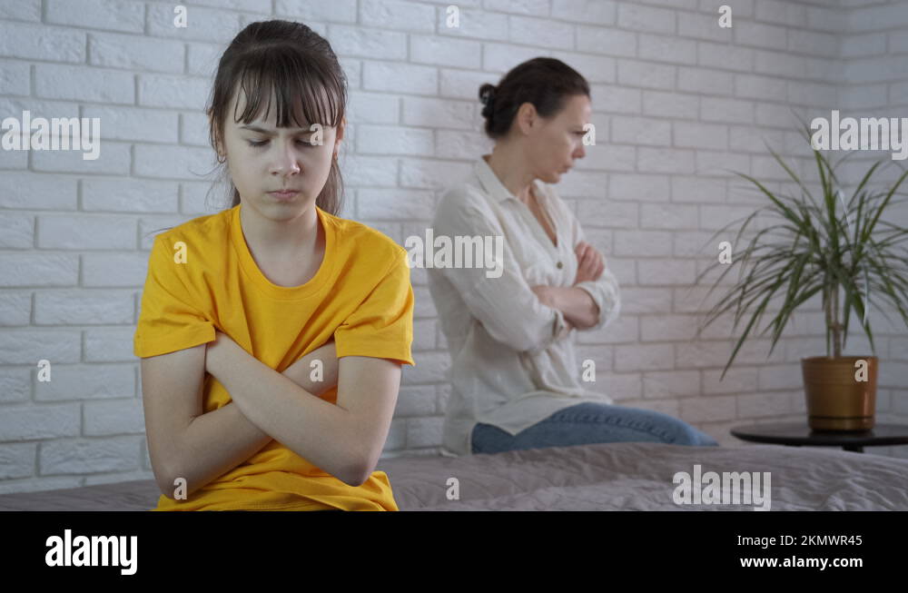 Problems with the mother. Problems with the mother Stock Video Footage ...