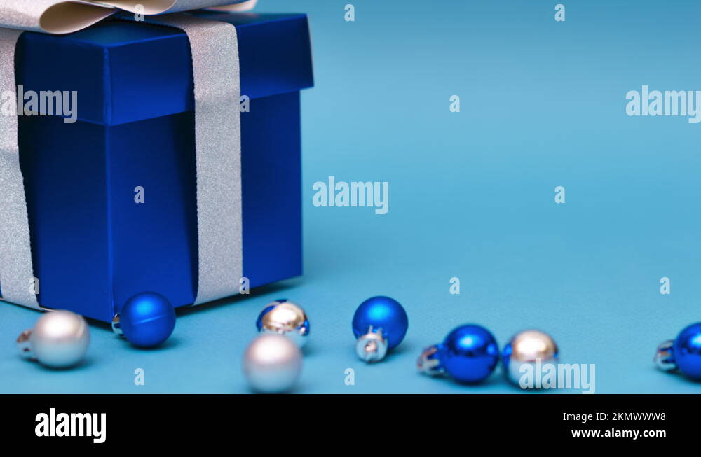 Blue wrapped gift Stock Videos & Footage - HD and 4K Video Clips - Alamy